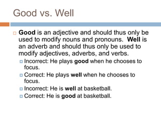Common Grammar Mistakes explained in simple words.ppt
