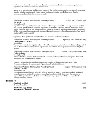 Resume CAPs | PDF