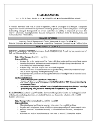 resume csanders A | DOCX