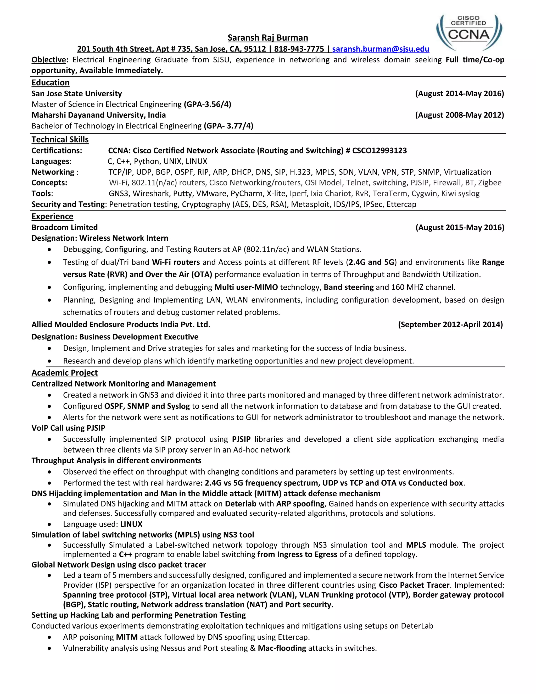 Saransh_Burman_Resume | PDF