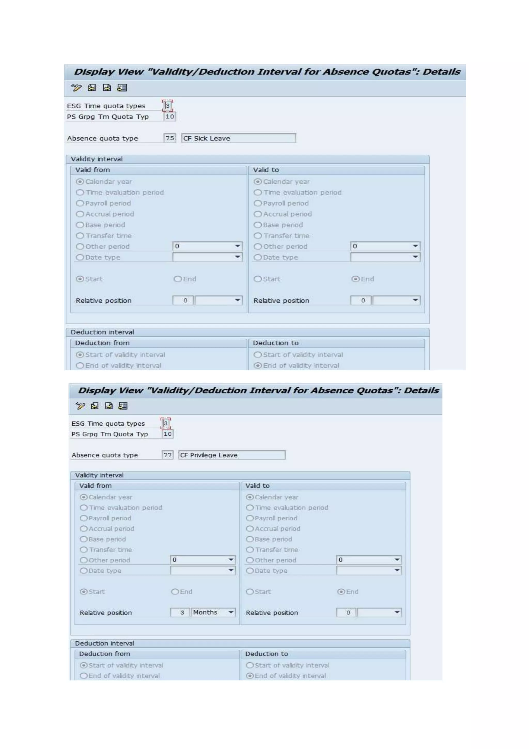 How to create Leave balance carry forward in SAP HCM | DOCX
