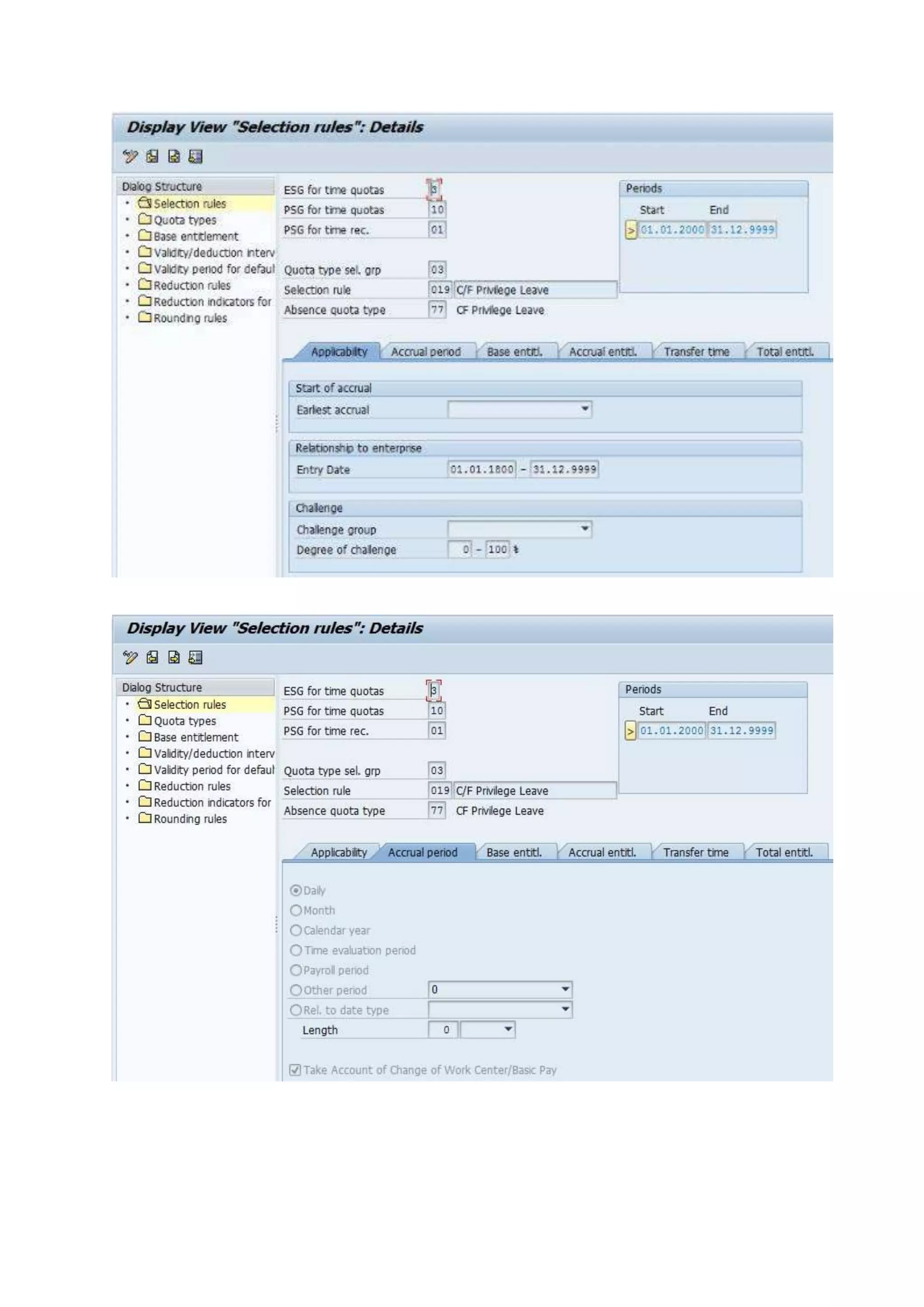 How to create Leave balance carry forward in SAP HCM | DOCX