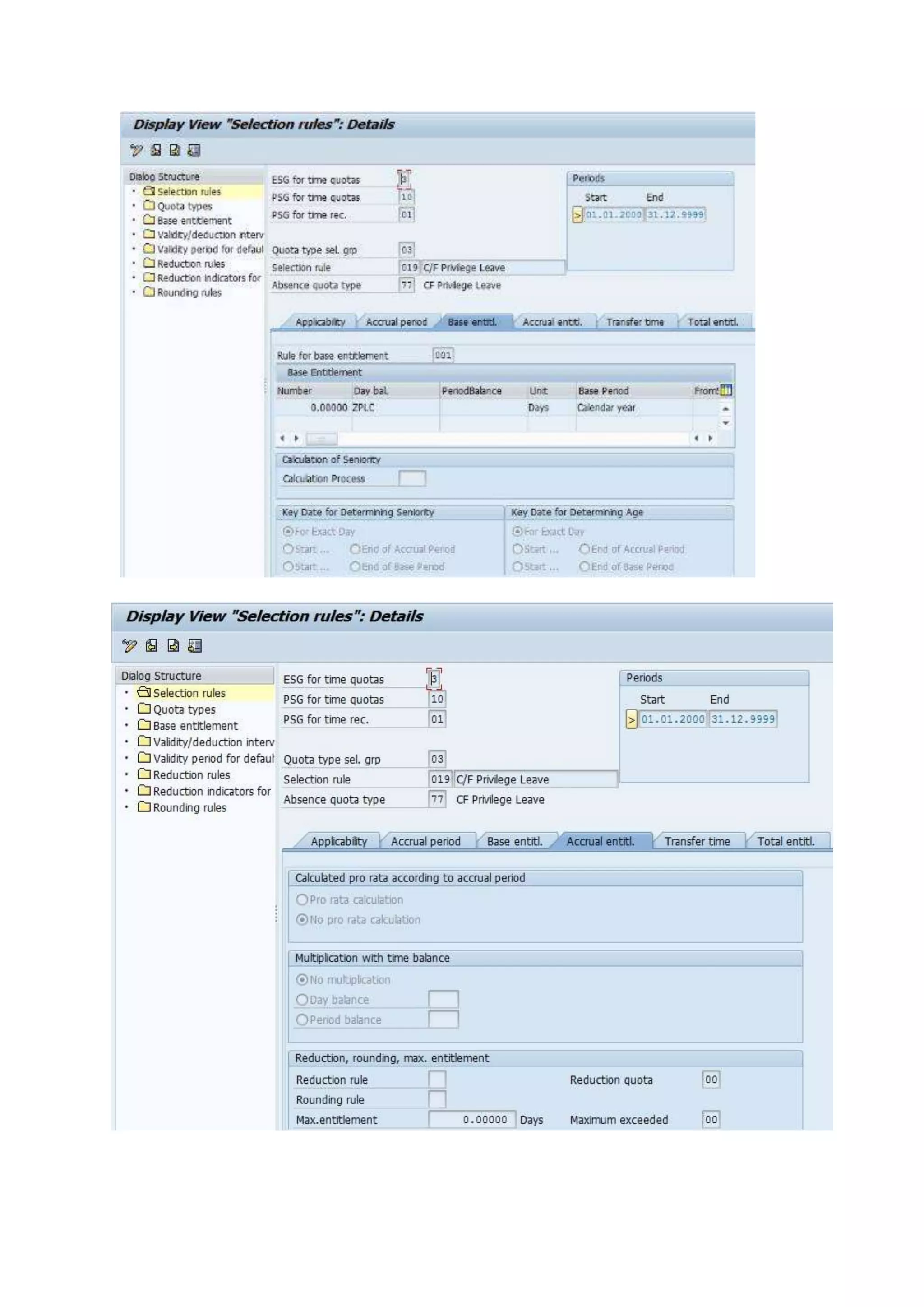 How to create Leave balance carry forward in SAP HCM | DOCX