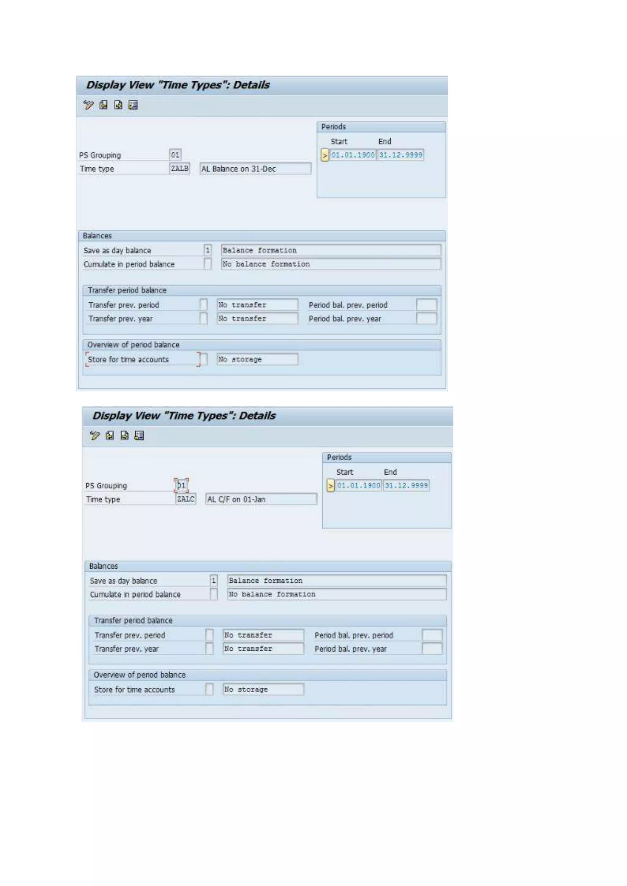 How to create Leave balance carry forward in SAP HCM | DOCX