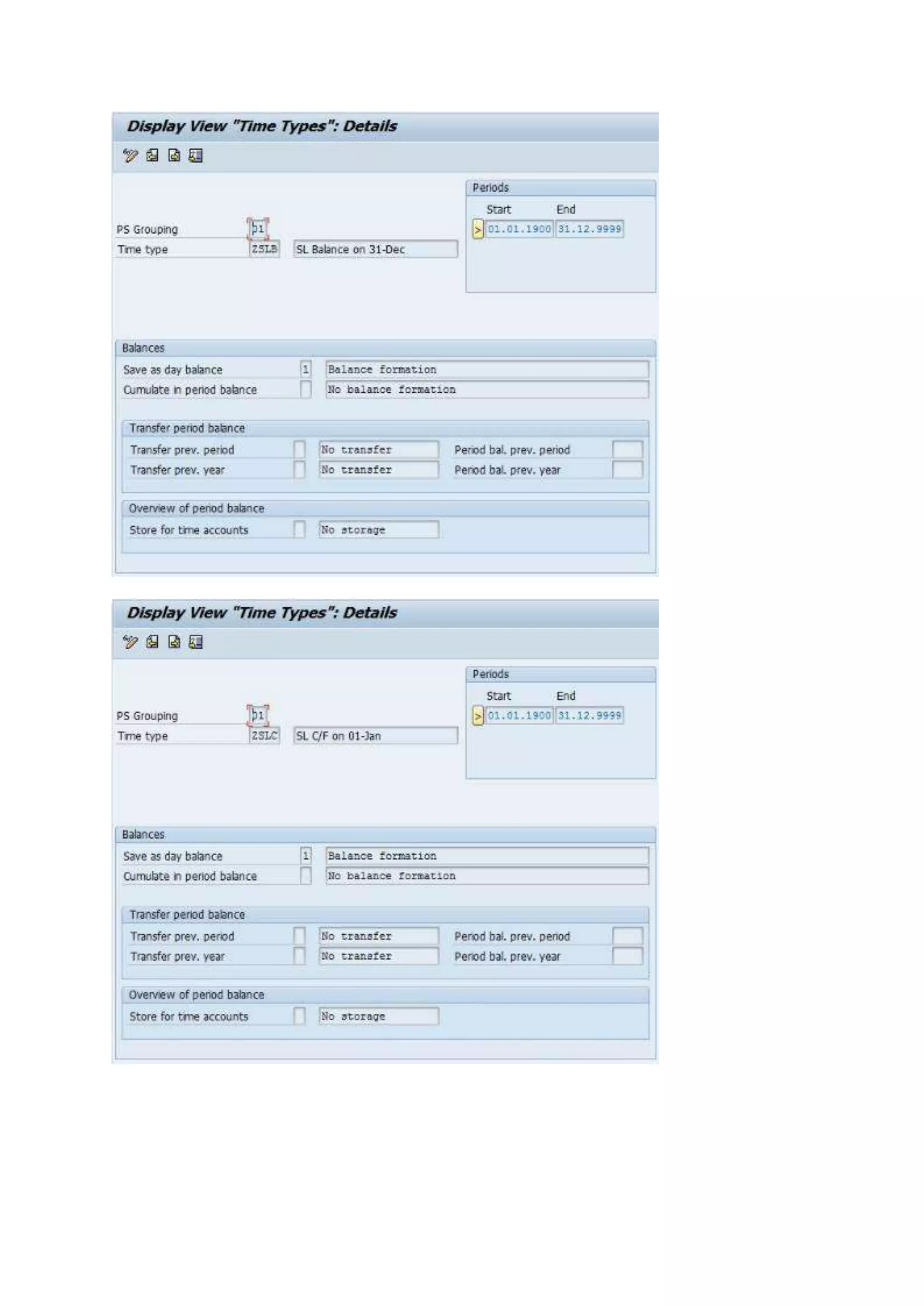 How to create Leave balance carry forward in SAP HCM | DOCX