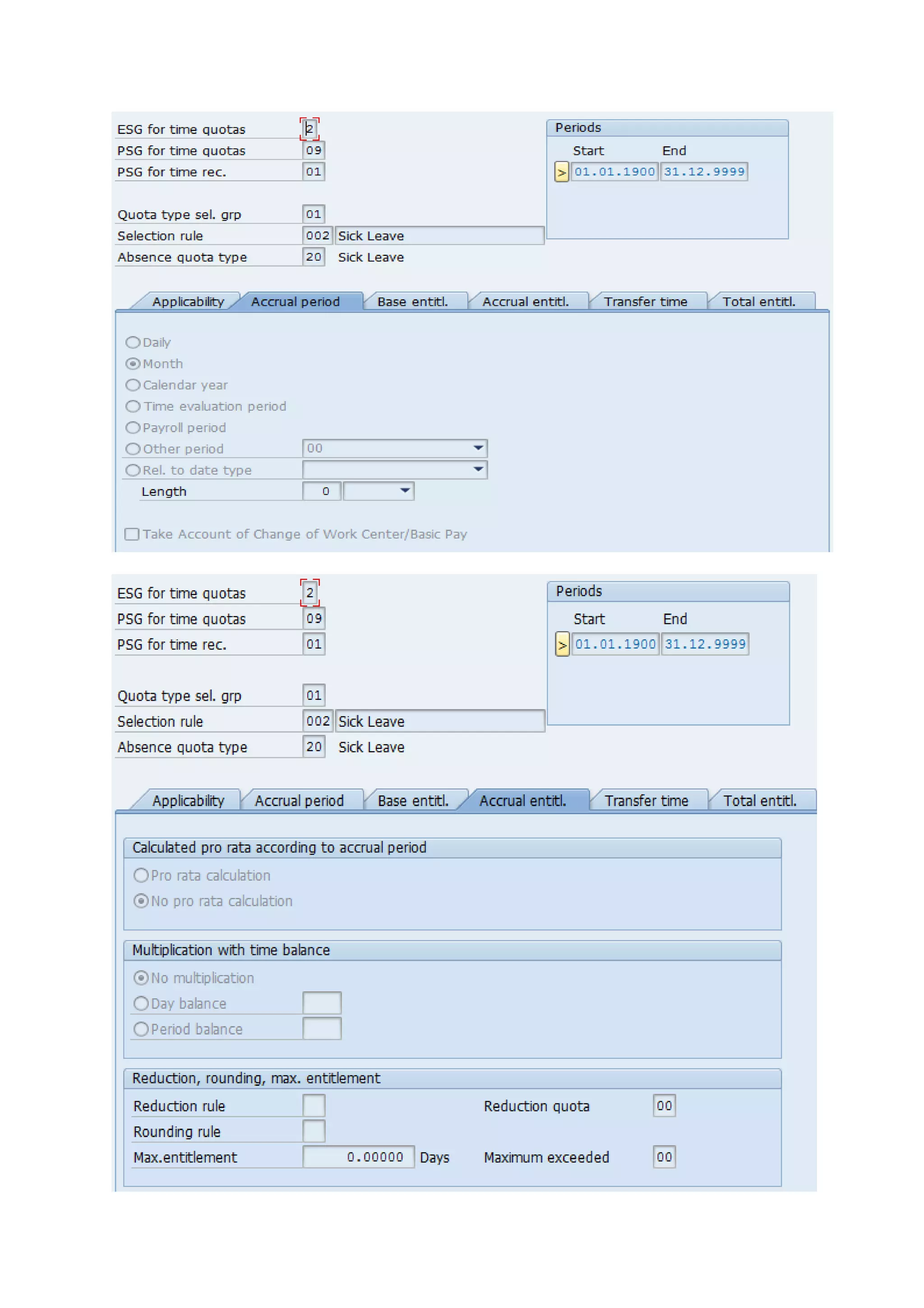 How to create Leave balance carry forward in SAP HCM | DOCX