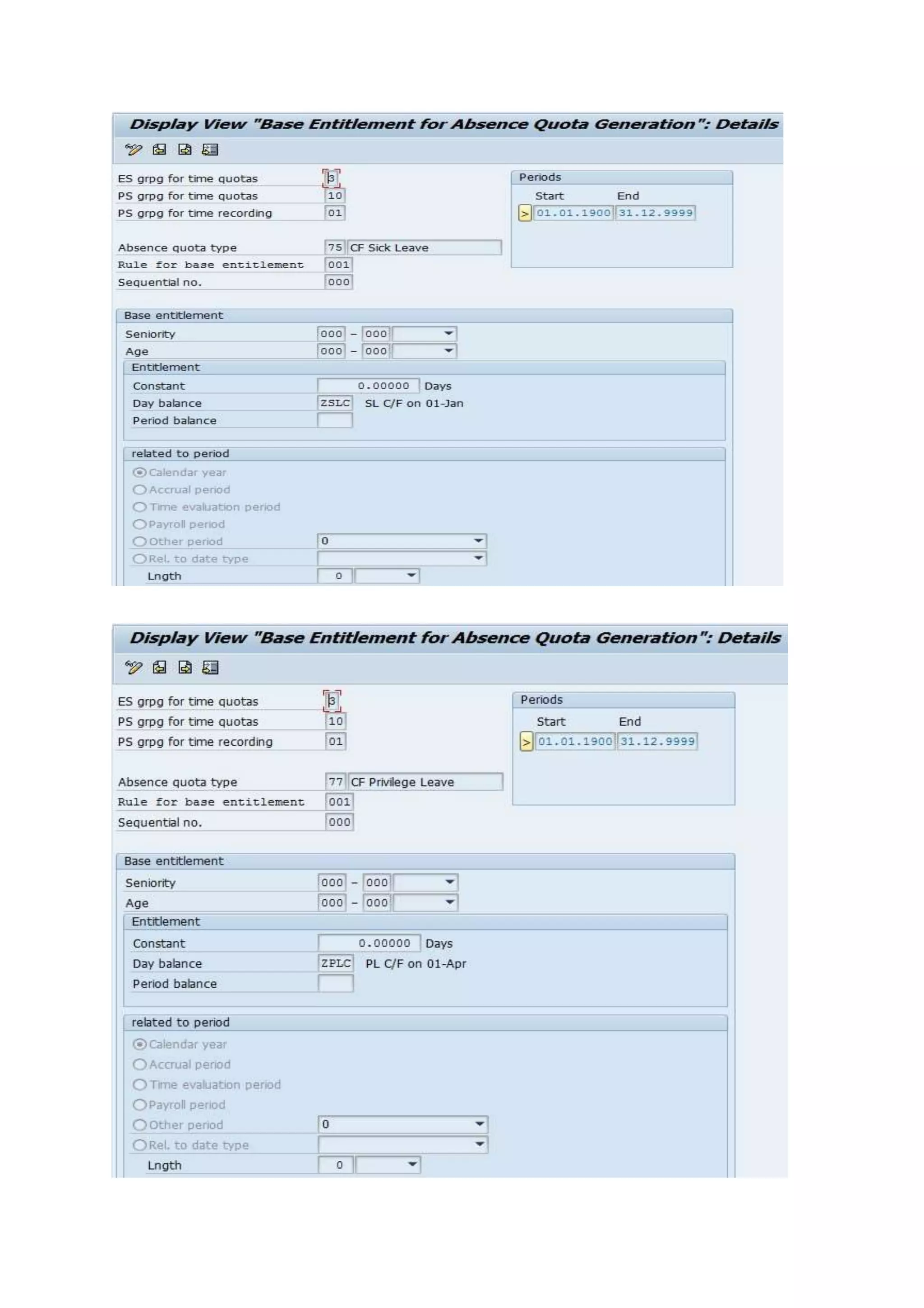 How to create Leave balance carry forward in SAP HCM | DOCX