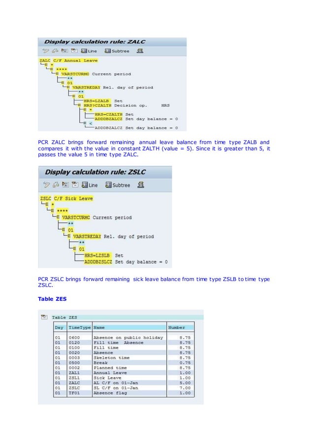 How to create Leave balance carry forward in SAP HCM | DOCX | Technology & Computing