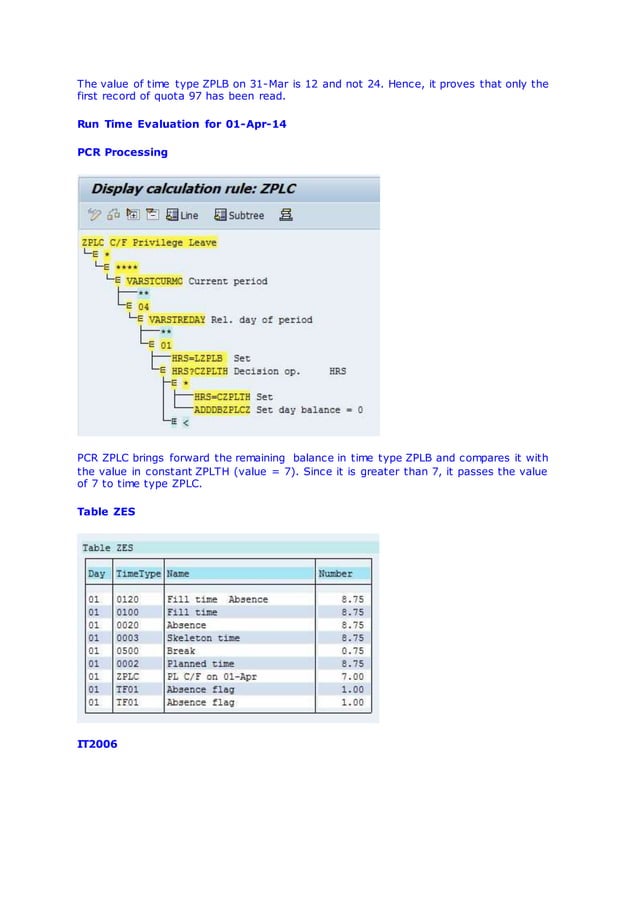 How to create Leave balance carry forward in SAP HCM | DOCX | Technology & Computing