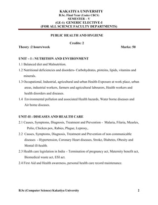 360 b sc(cs) - semester v ku | PDF
