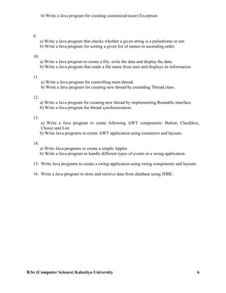 360 b sc(cs) - semester v ku | PDF