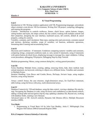 360 b sc(cs) - semester v ku | PDF