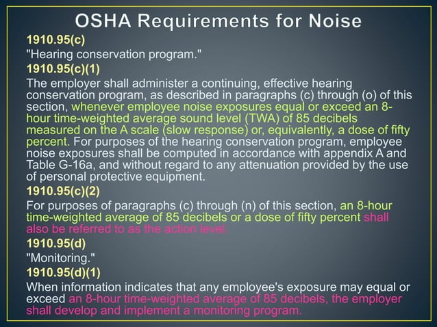 How to Conduct a Noise Survey | PPTX | Ear, Nose and Throat Conditions ...