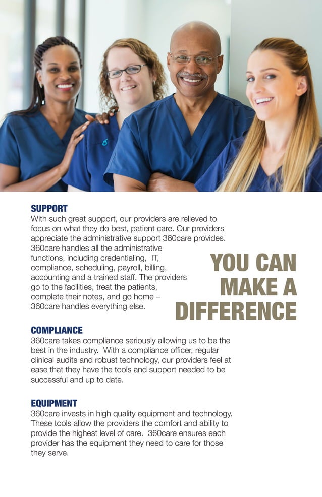 360care Provider Brochure | PDF