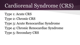 Cardiorenal Syndrome | PDF