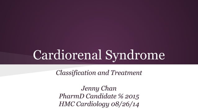 Cardiorenal Syndrome | PPT
