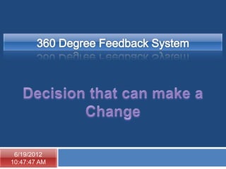 360 Deegree Feedback System | PPT