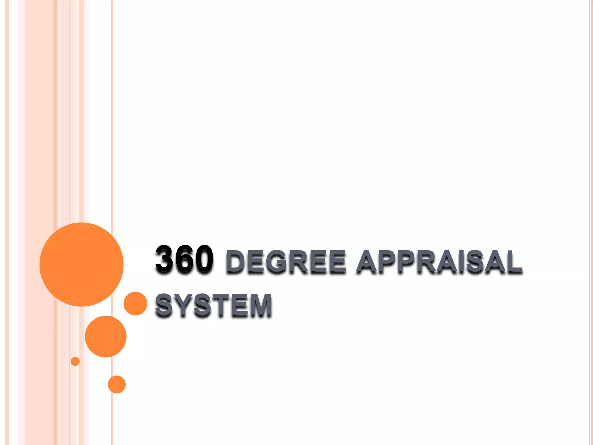 360 degree appraisal system | PPTX