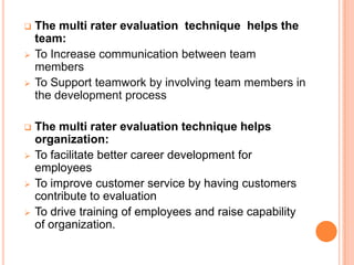 360 degree appraisal system | PPTX