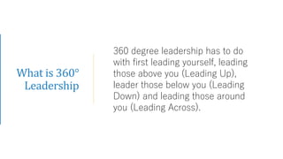 360 degrees leadership | PPTX
