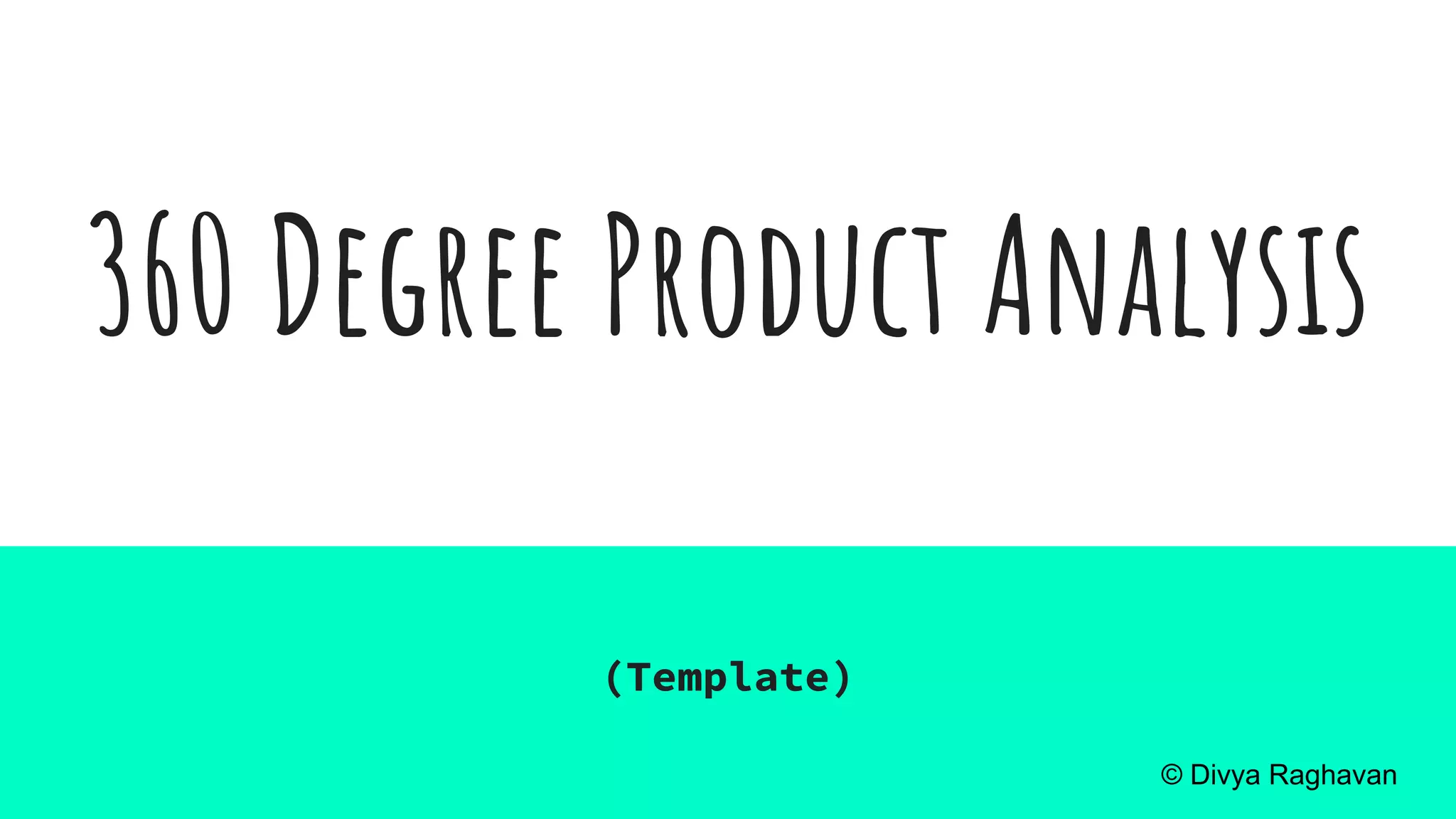 360 degree product analysis | PDF