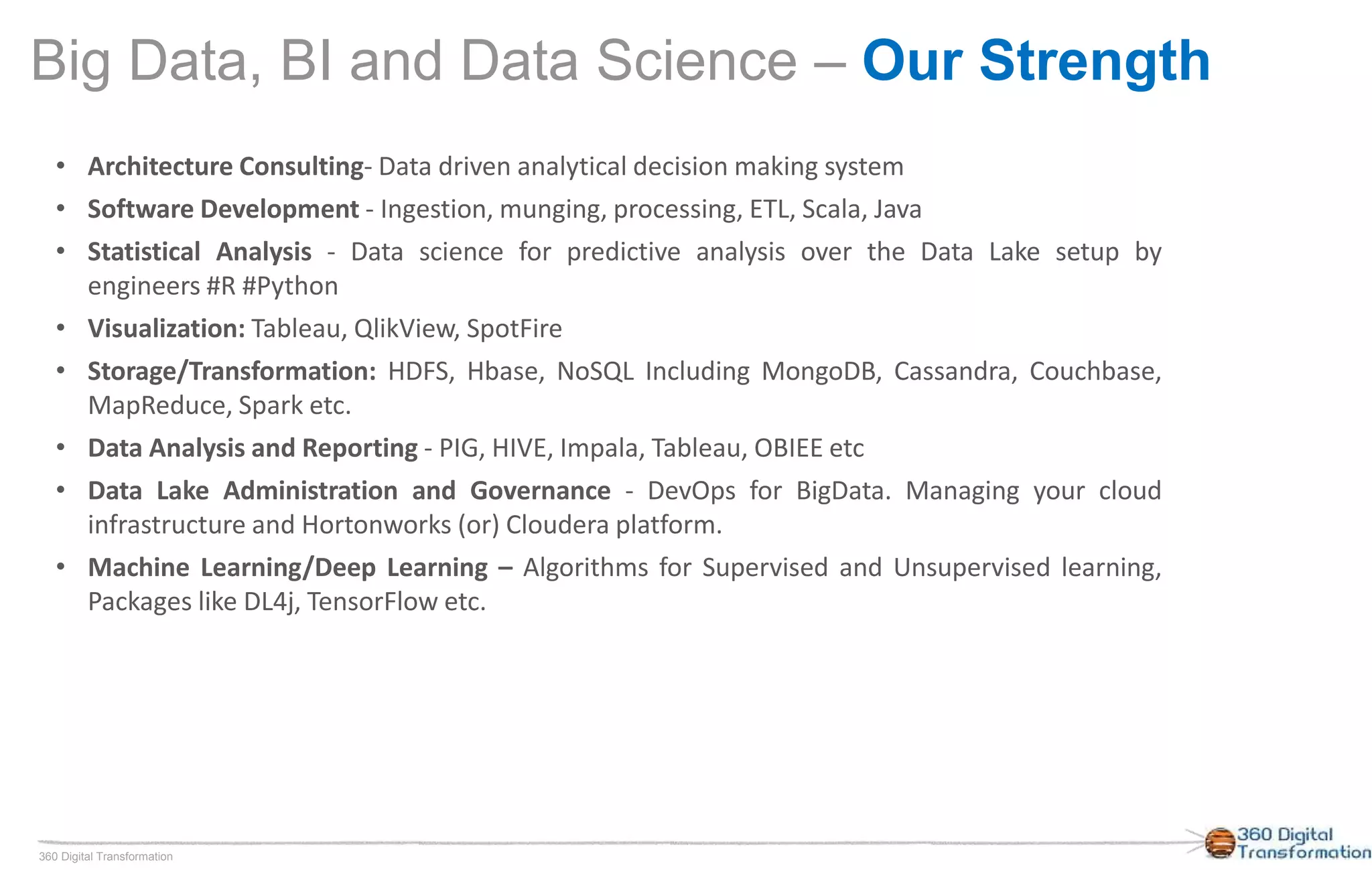 360 digital transformation profile | PPT