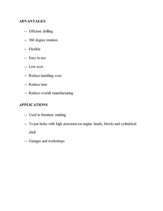 360 drilling machine | DOCX