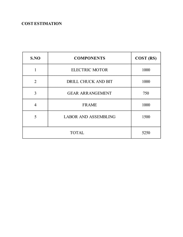 360 drilling machine | DOCX