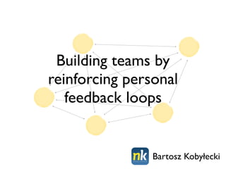 Building teams by reinforcing personal feedback loops | PPT