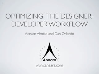 360|flex 2011 - Optimizing the Designer - Developer Workflow Using Flash Builder 4 & Flash ...