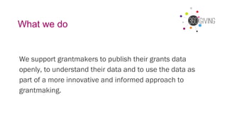 360 Giving open data | PPT