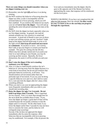 Rat Lab Manual | DOC