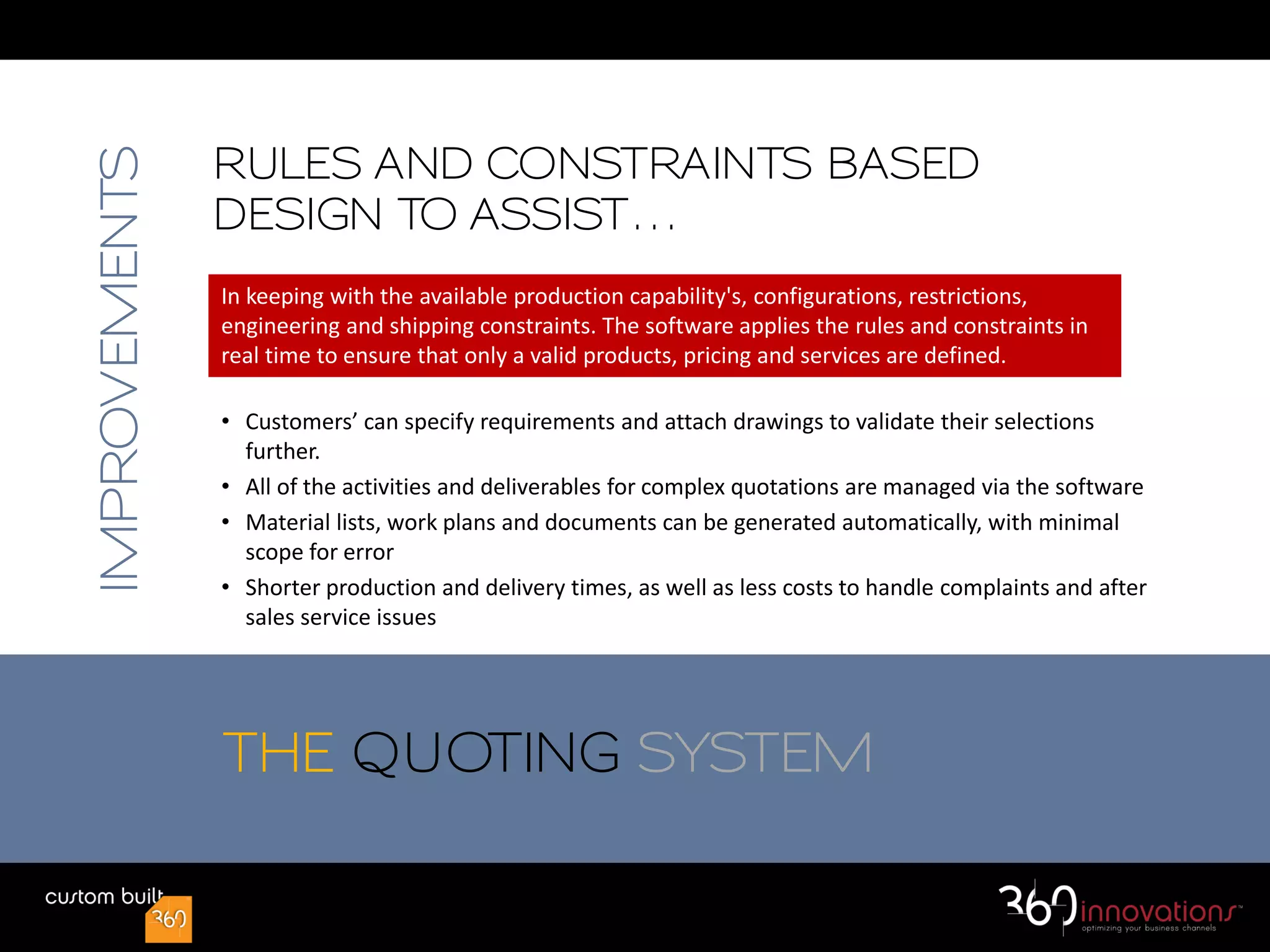 CustomBuilt360 - Fenestration Quoting Software | PDF