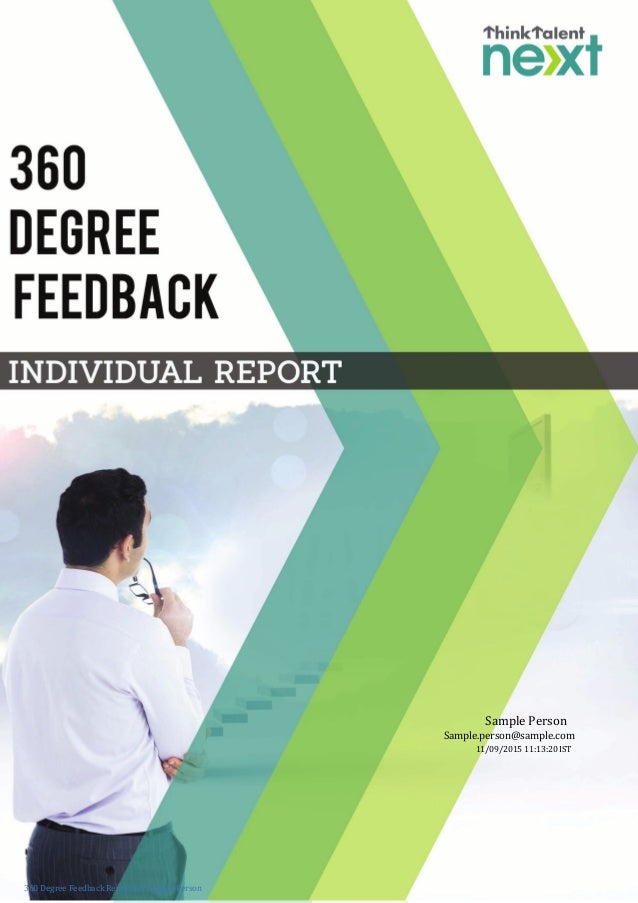 Sample 360 Feedback Report Sample 360 Feedback Report