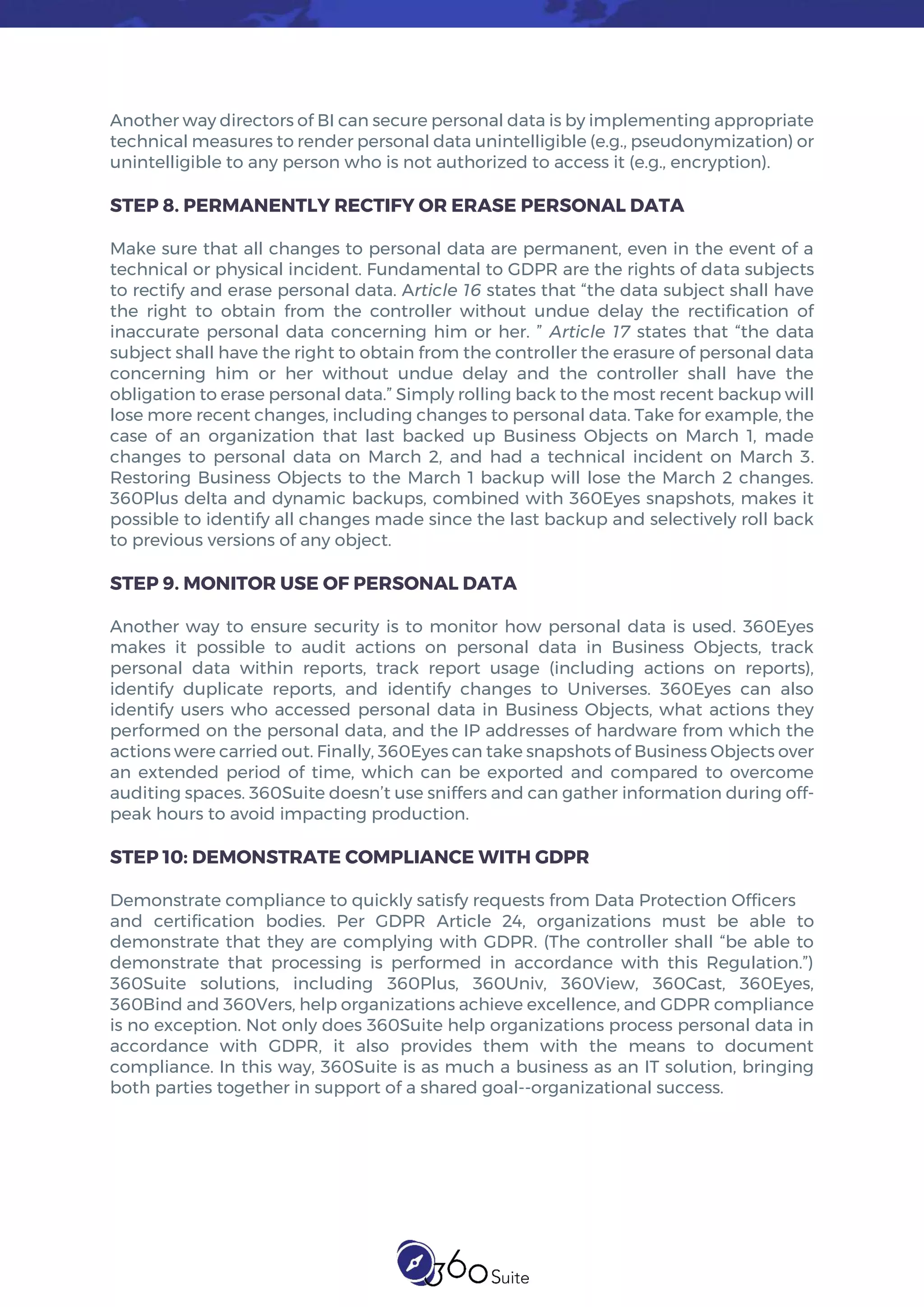 GDPR and Analytics | PDF