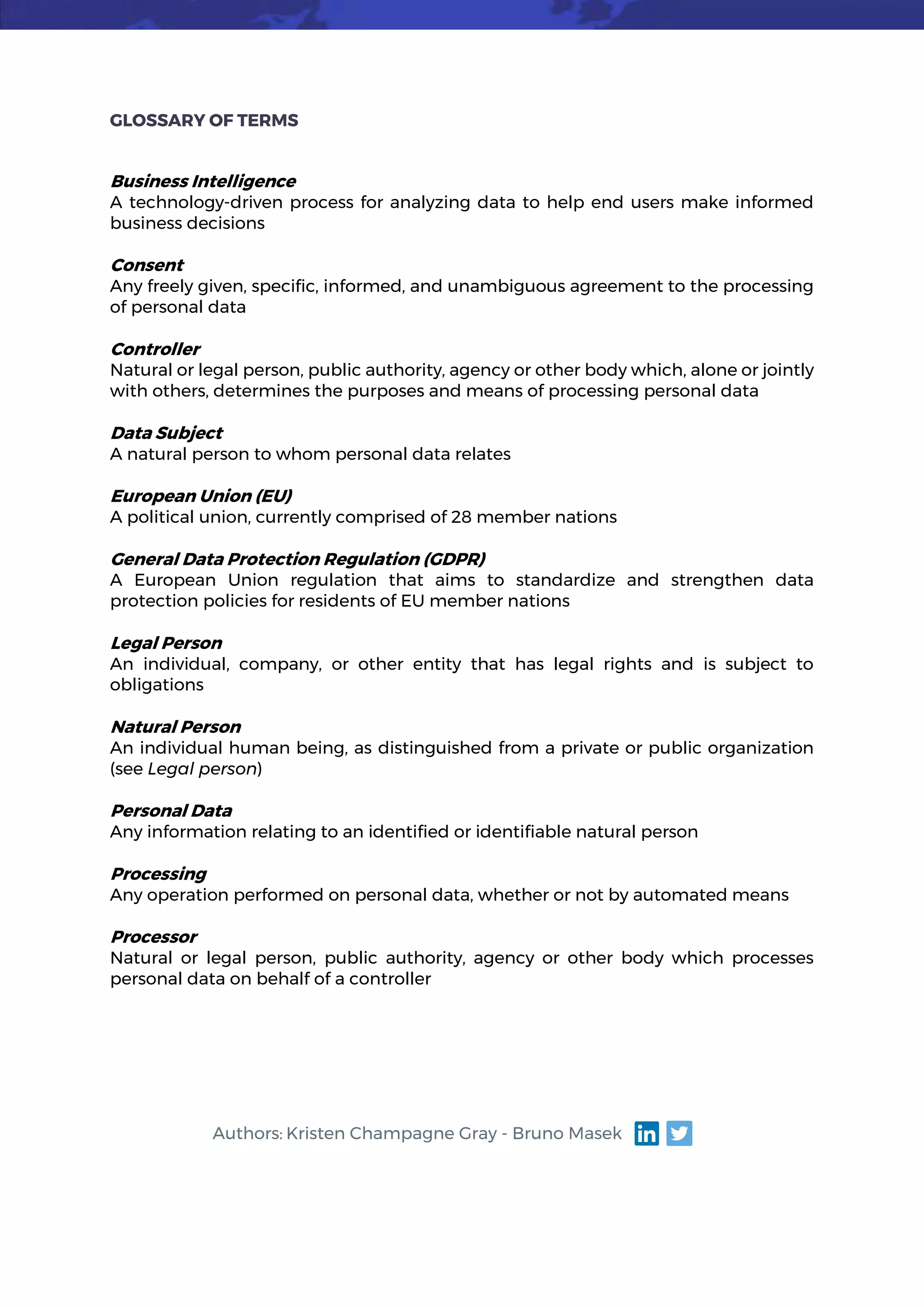 GDPR and Analytics | PDF