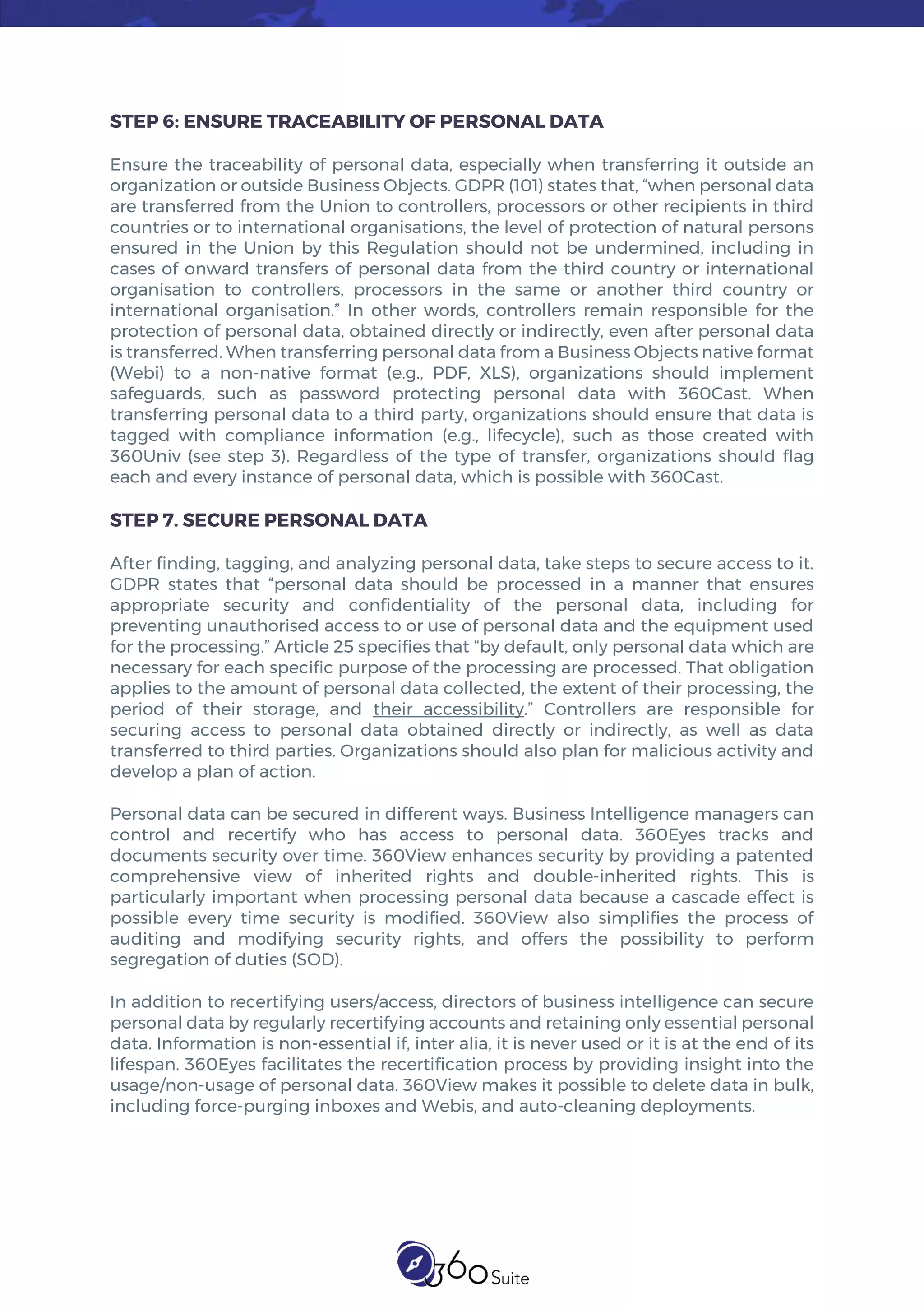 GDPR and Analytics | PDF