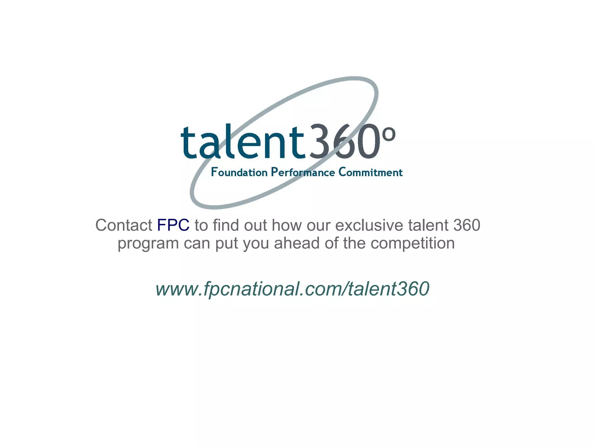 FPC's Talent 360 | PPT