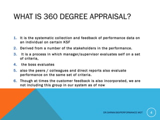 Designing a perfect 360 degree Performance assessment Model | PPT