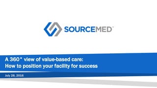 A 360° view of value-based healthcare: how to position your facility ...