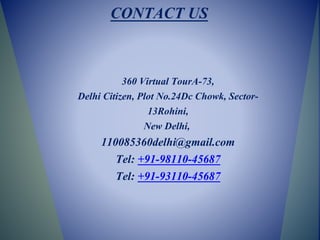 360 Virtual Tour Delhi | PPTX
