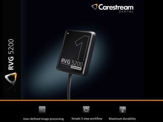 The RVG 5200 From Carestream Dental. Digital Xray Sensor System. | PPTX