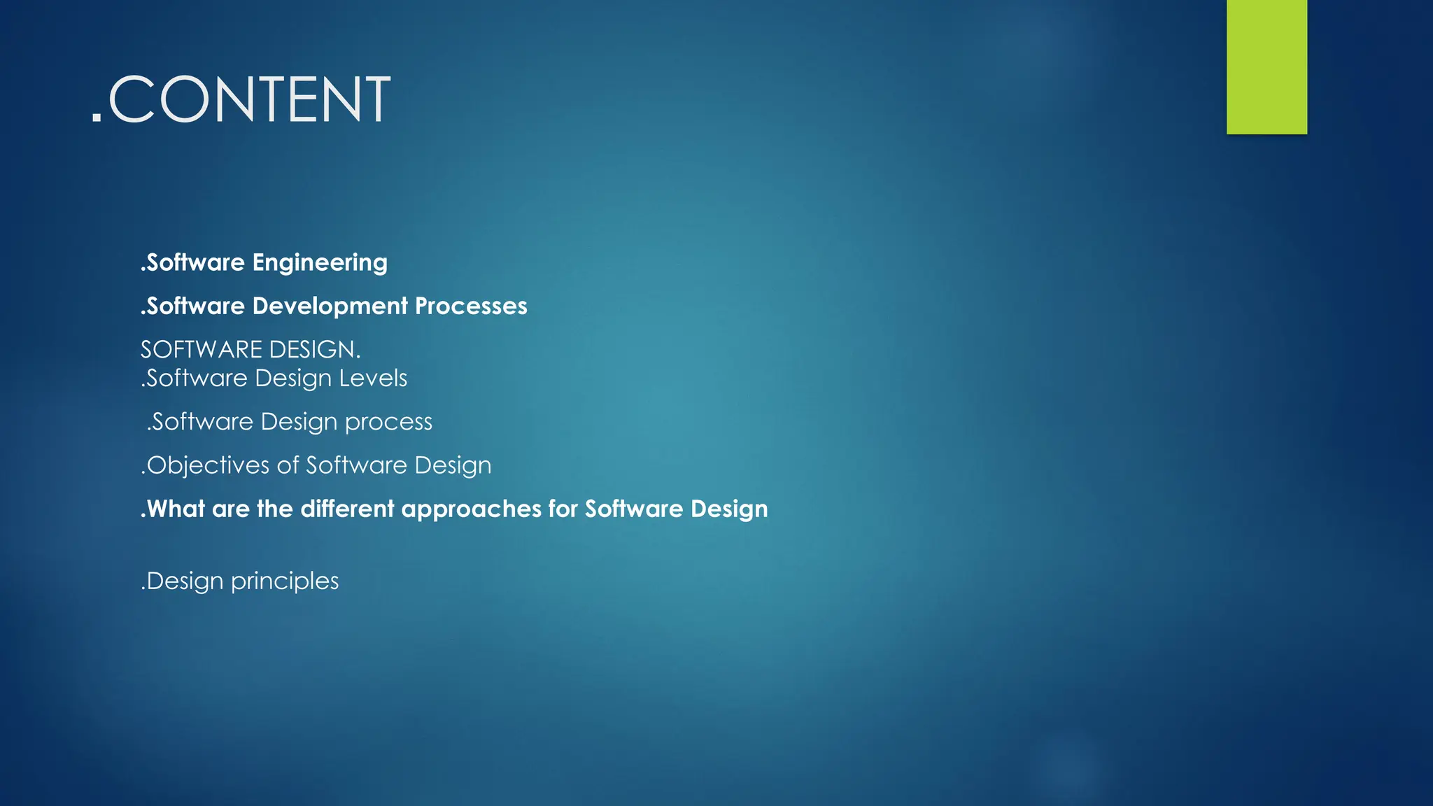 Software Design In Software Engineering1 Ppt 9741