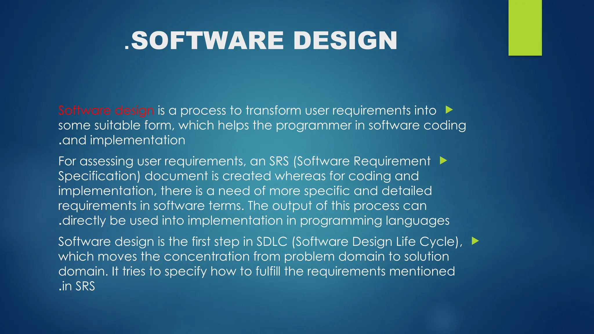 software Design in software engineering1 | PPT