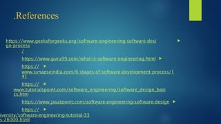 software Design in software engineering1 | PPT