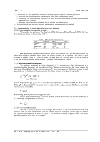 Genetic Algorithm for Vertical Handover (GAfVH)in a Heterogeneous networks | PDF