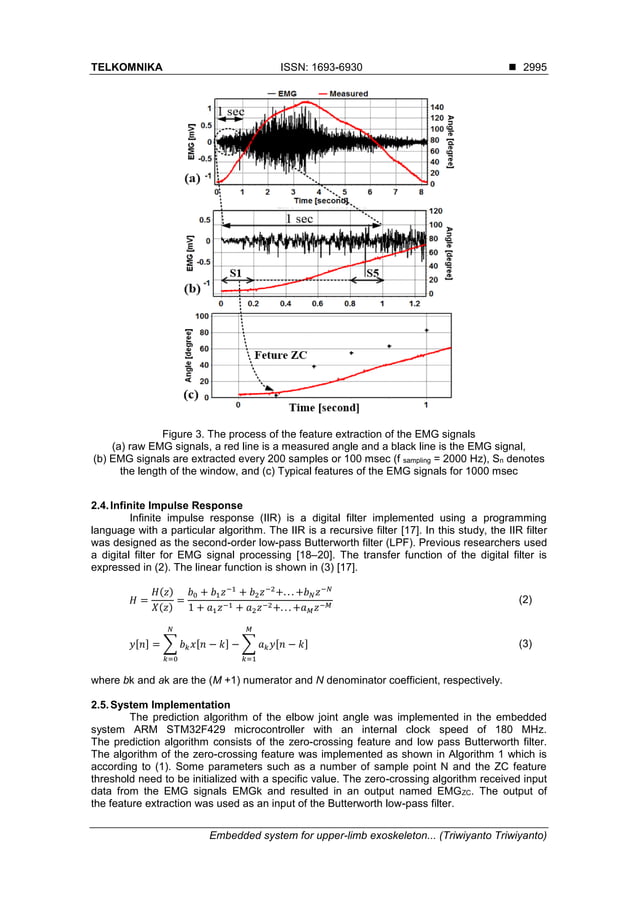 Embedded system for upper-limb exoskeleton based on electromyography control | PDF