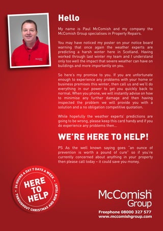 Mc Comish Group Here to help | PDF