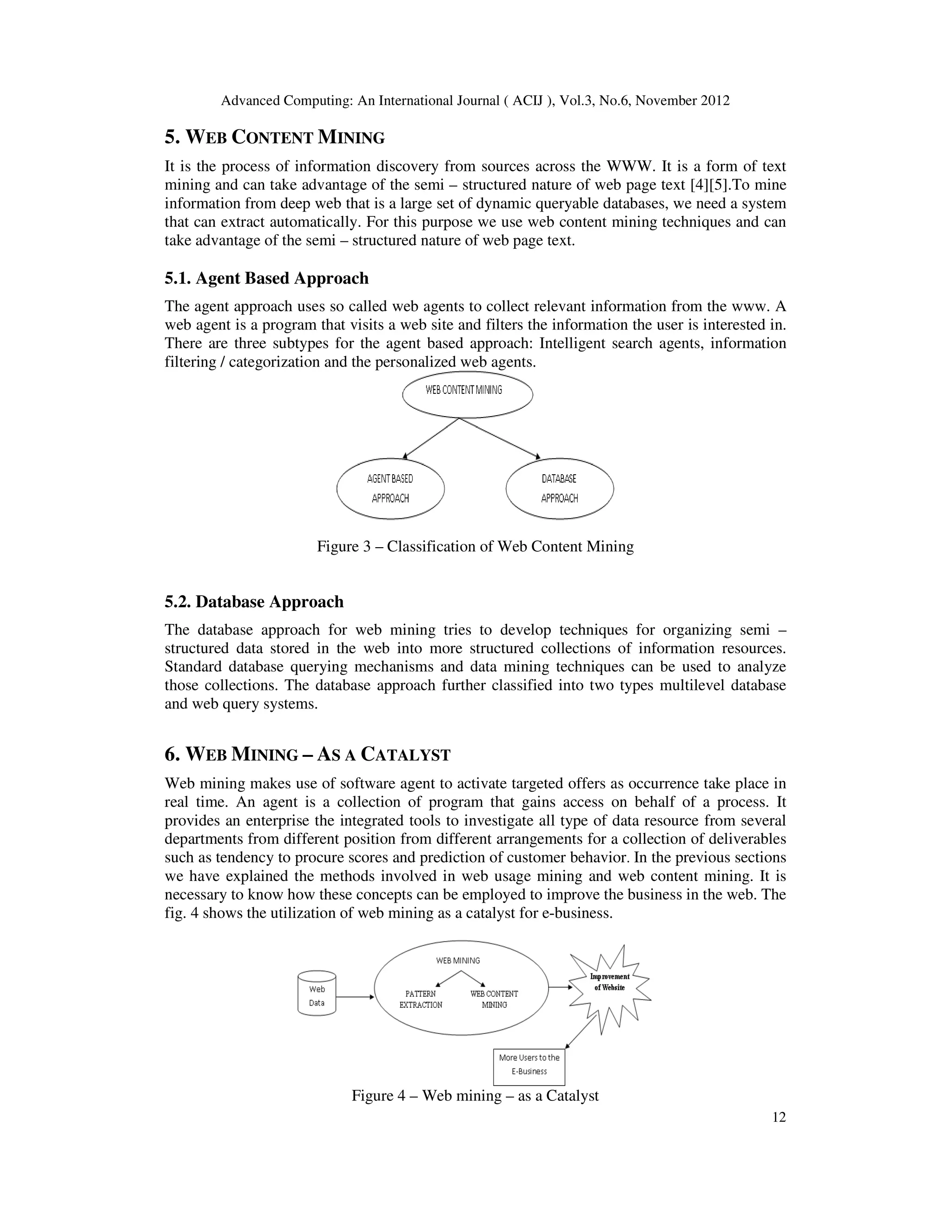 Web Mining A Catalyst For E Business Pdf