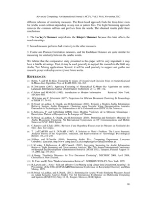 A COMPARATIVE STUDY OF ROOT-BASED AND STEM-BASED APPROACHES FOR MEASURING THE SIMILARITY BETWEEN ...